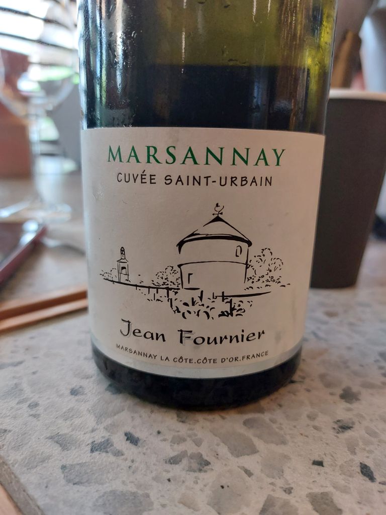 2020 Domaine Jean Fournier Marsannay Cuvée Saint-Urbain Blanc, France ...