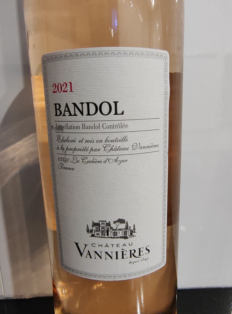 2021 Club des Sommeliers Bandol Grandes Reserves, France, Provence ...