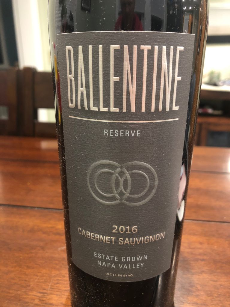 2016 Ballentine Vineyards Cabernet Sauvignon Reserve, USA, California ...
