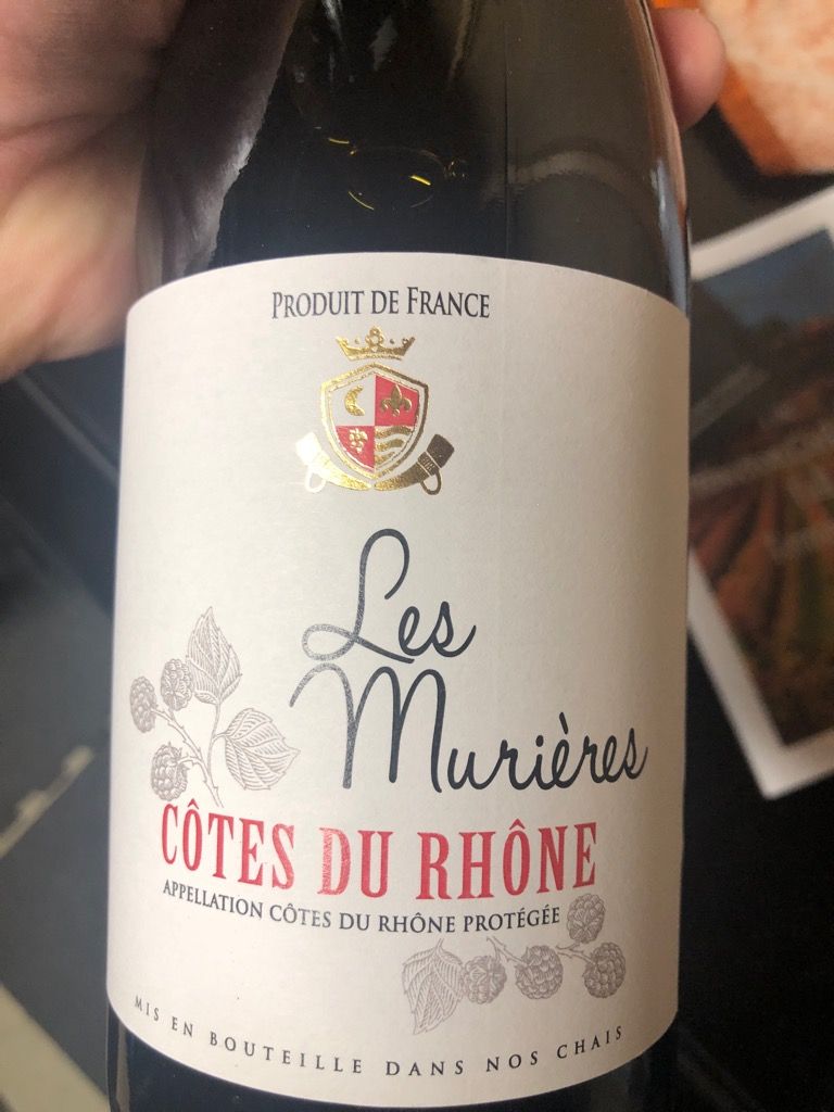 2019 Cave de Visan Côtes du Rhône Les Murières, France, Rhône, Southern ...