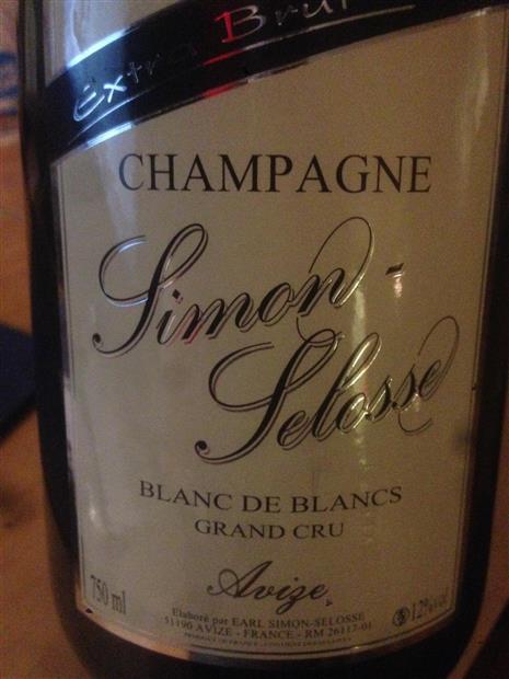 NV Simon-Selosse Champagne Grand Cru Blanc de Blancs Extra Brut, France ...