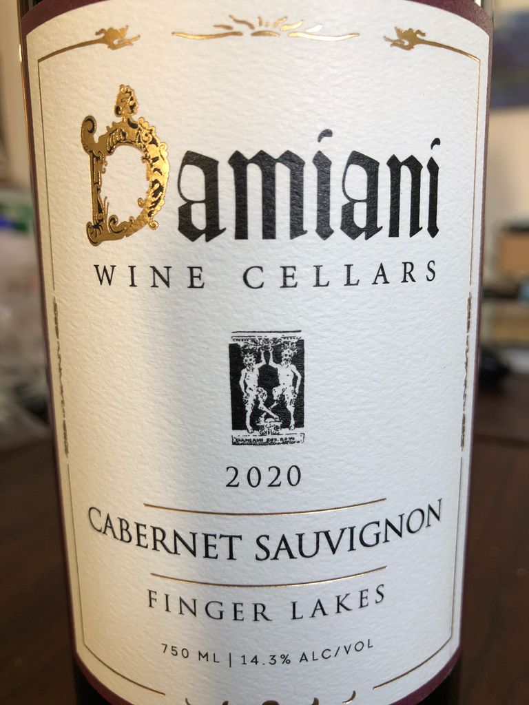 2022 Damiani Wine Cellars Cabernet Sauvignon, USA, New York, Finger ...