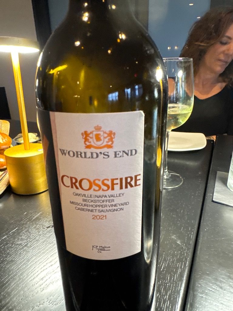 2021 World's End Cabernet Sauvignon CrossFire Beckstoffer Georges III ...