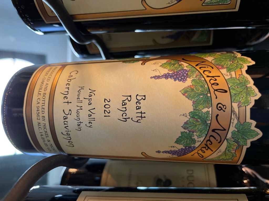 2021 Nickel & Nickel Cabernet Sauvignon Beatty Ranch, USA, California ...