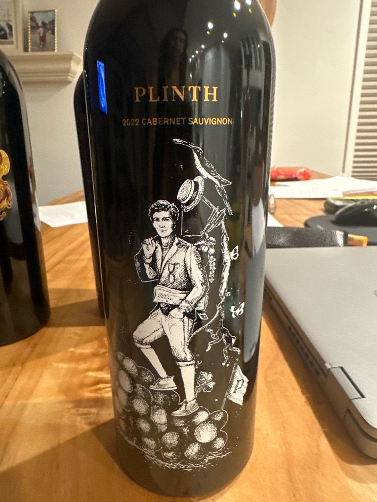 2022 Plinth Cabernet Sauvignon Houyi Vineyard, USA, California, Napa ...