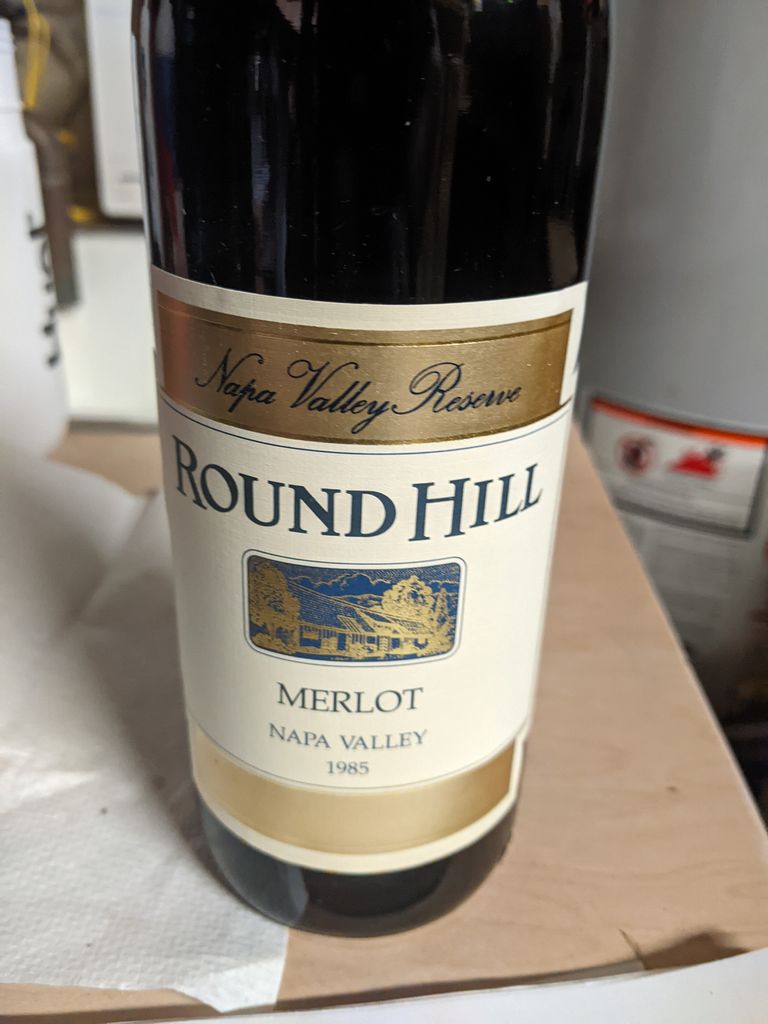 1994 Round Hill Merlot Napa Valley, USA, California, Napa Valley ...