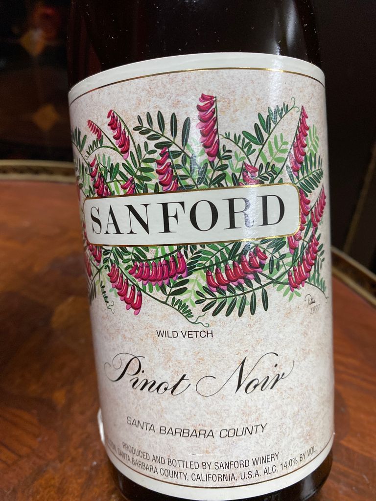 1995 Sanford Pinot Noir, USA, California, Central Coast, Santa Barbara ...