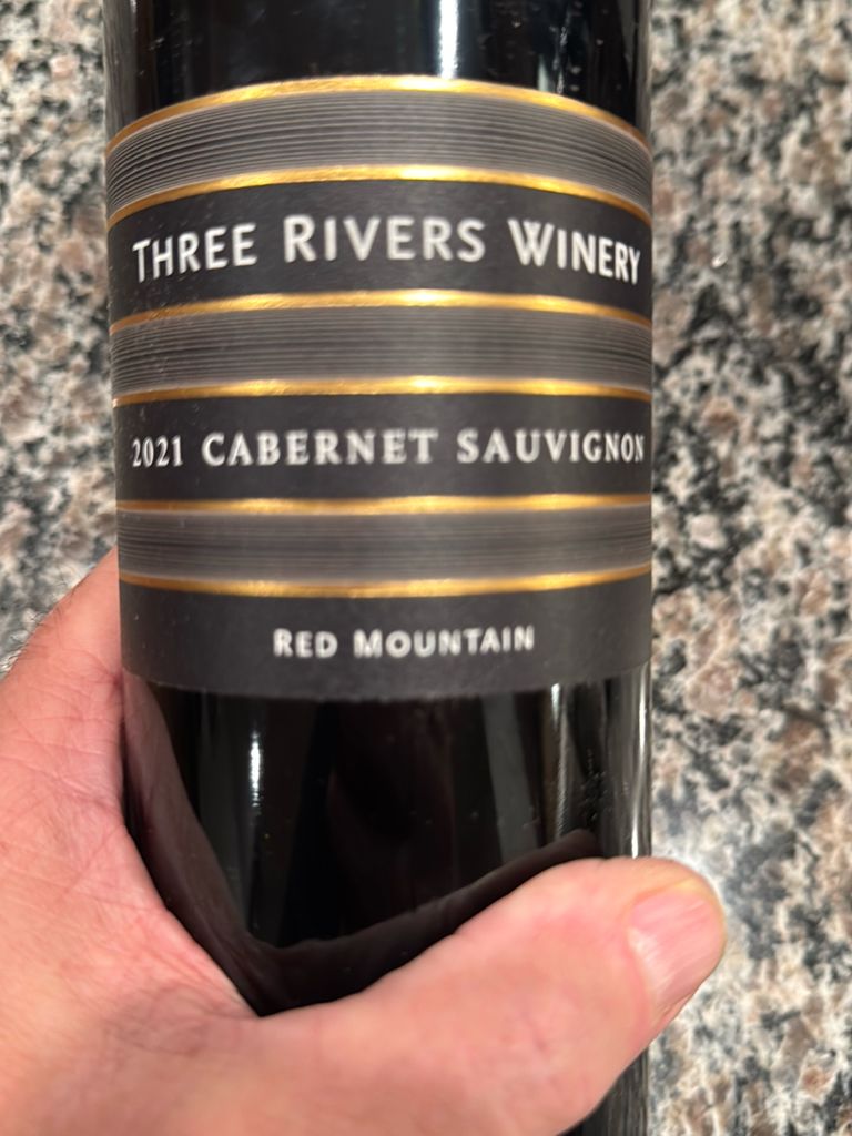 2021 Three Rivers Winery Cabernet Sauvignon, USA, Washington, Columbia ...