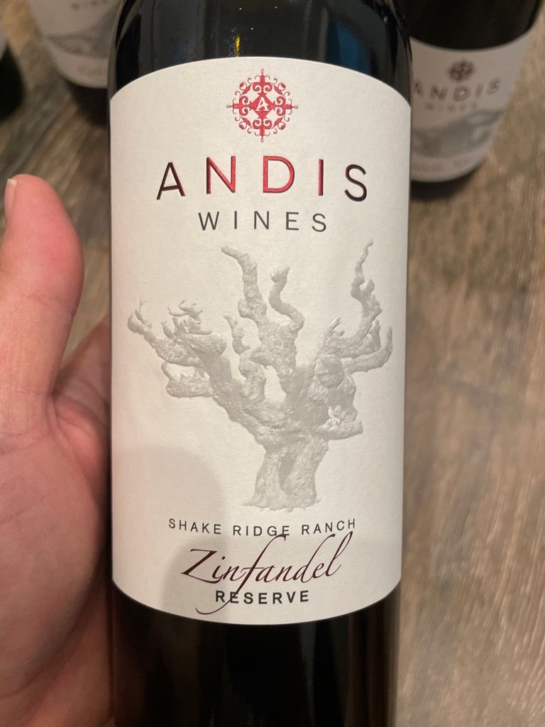 2020 Andis Wines Zinfandel Reserve Shake Ridge Ranch, USA, California ...