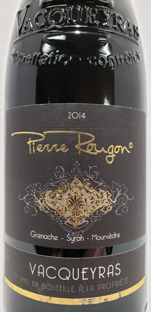 2014 Pierre Rougon Vacqueyras, France, Rhône, Southern Rhône ...