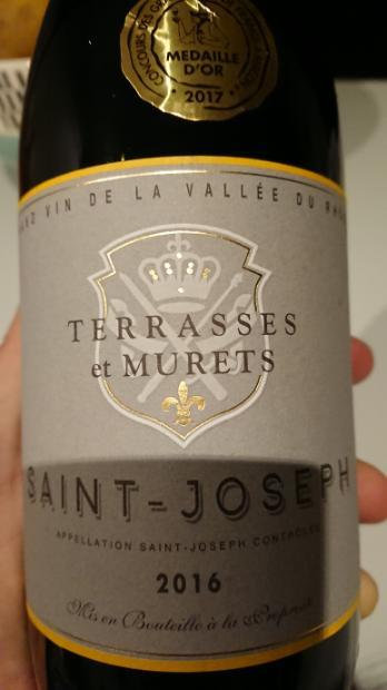 2016 Terrasses et Murets St. Joseph, France, Rhône, Northern Rhône, St ...