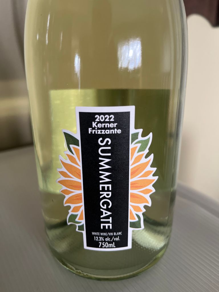 2022 SummerGate Kerner Frizzante, Canada, British Columbia, Okanagan ...