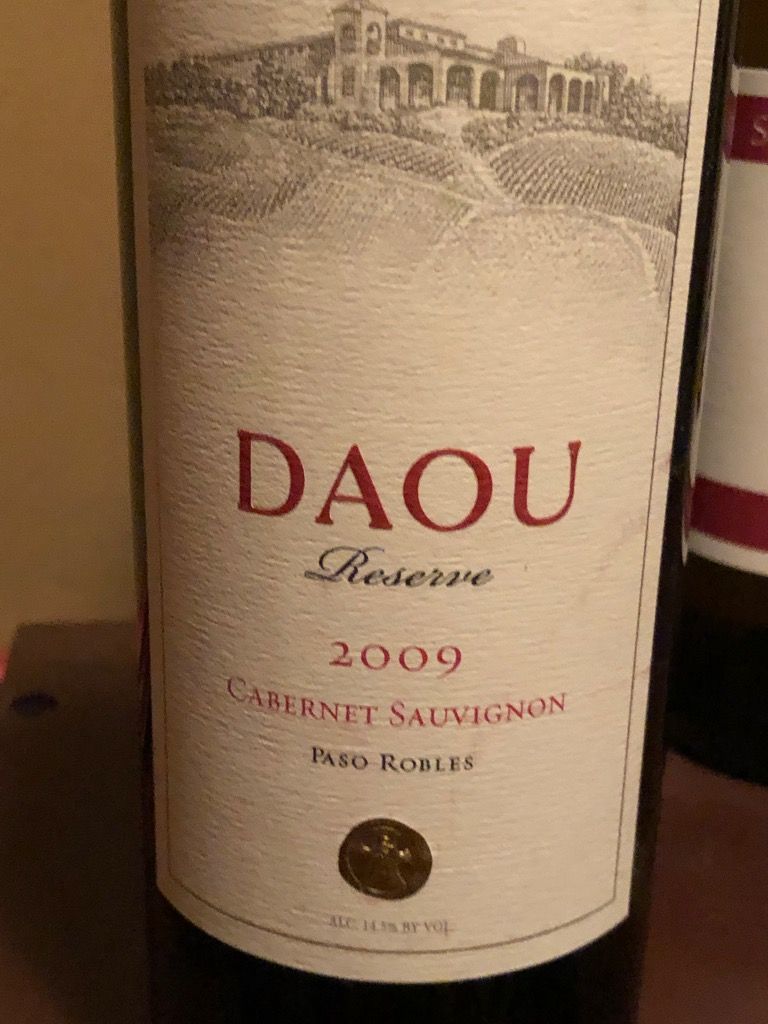 2009 Daou Vineyards Cabernet Sauvignon Estate, USA, California, Central ...
