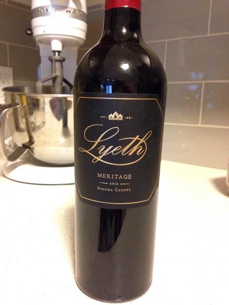 2012 Lyeth L de Lyeth Meritage, USA, California, Sonoma County ...