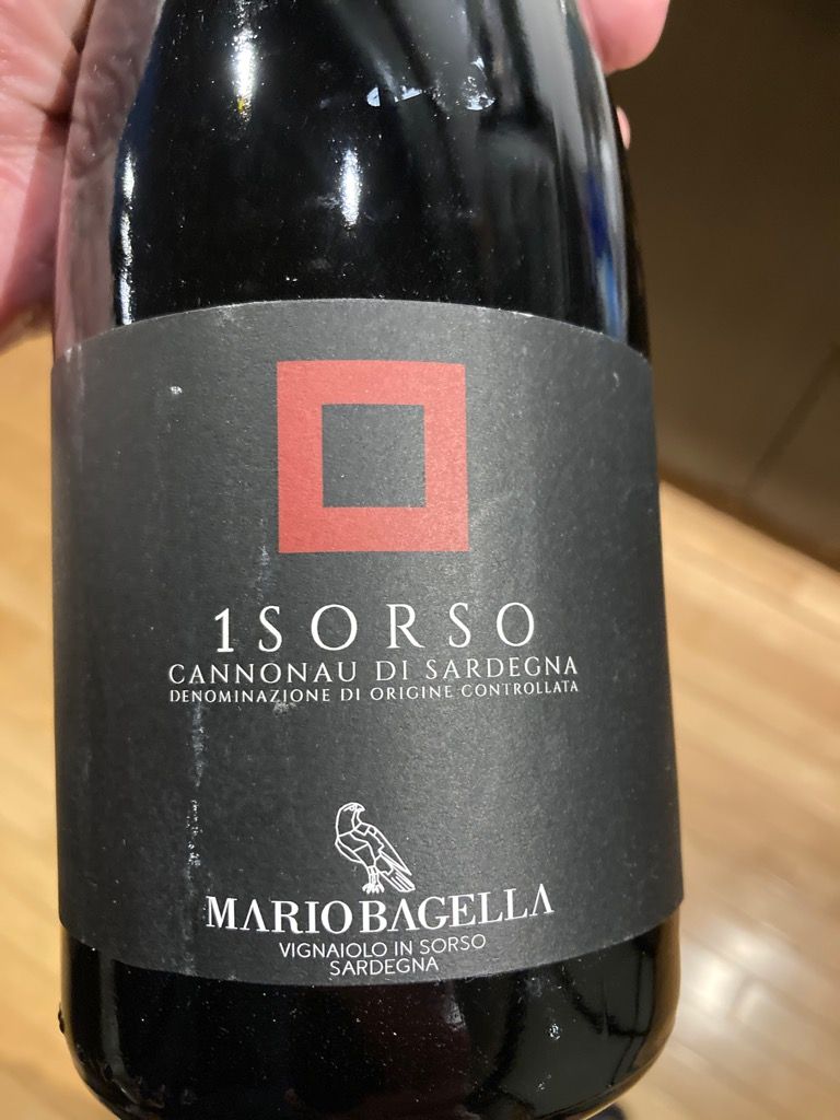 2022 Mario Bagella Cannonau di Sardegna 1 Sorso, Italy, Sardinia ...
