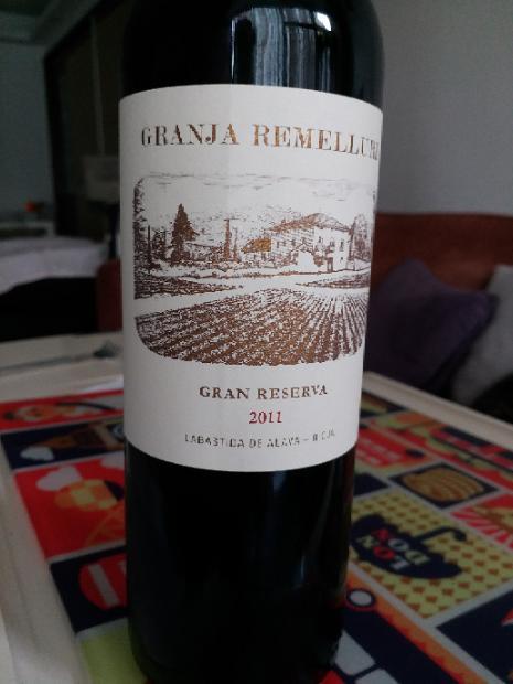 2011 La Granja Nuestra Señora de Remelluri Rioja Gran Reserva, Spain ...
