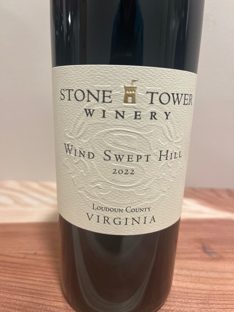 2022 Stone Tower Winery Wind Swept Hill, USA, Virginia, Northern ...