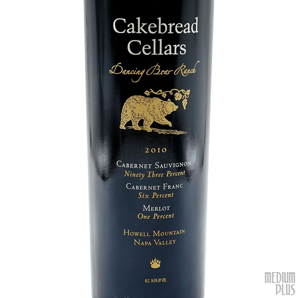 2010 Cakebread Cellars Dancing Bear Ranch, USA, California, Napa Valley ...