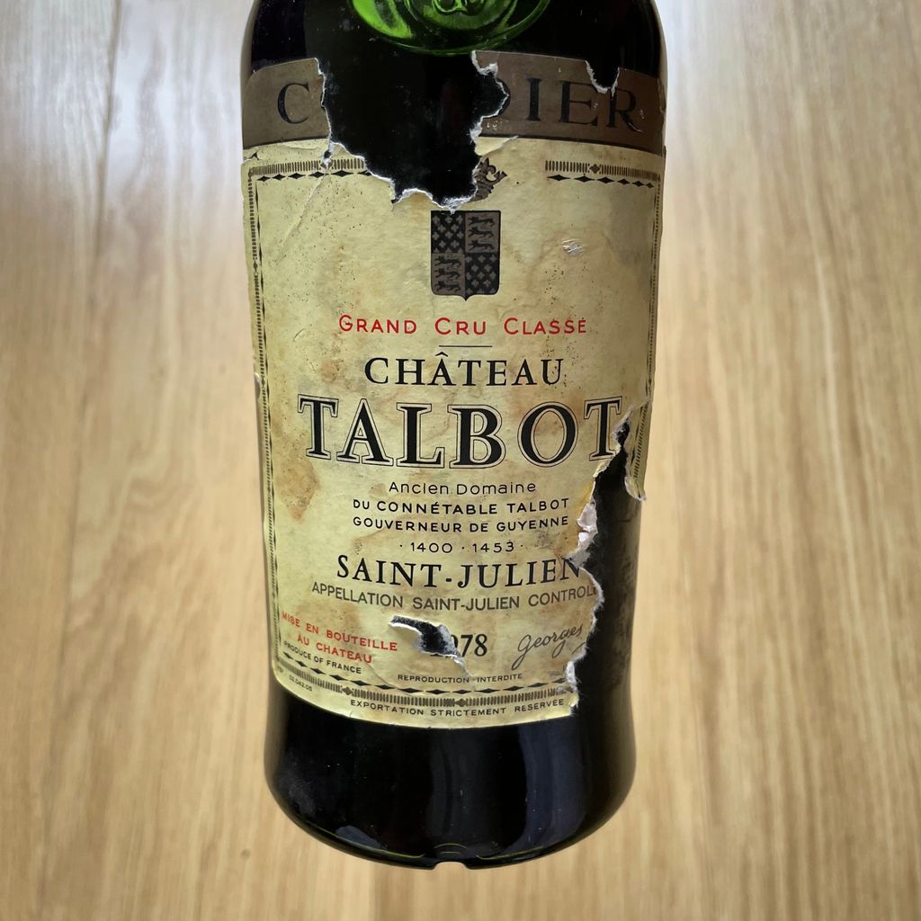 1978 Château Talbot, France, Bordeaux, Médoc, St. Julien - CellarTracker