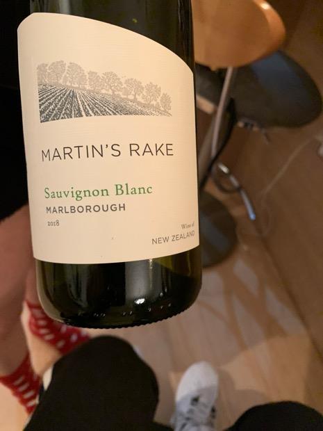 2018 Martin's Rake Sauvignon Blanc, New Zealand, South Island ...