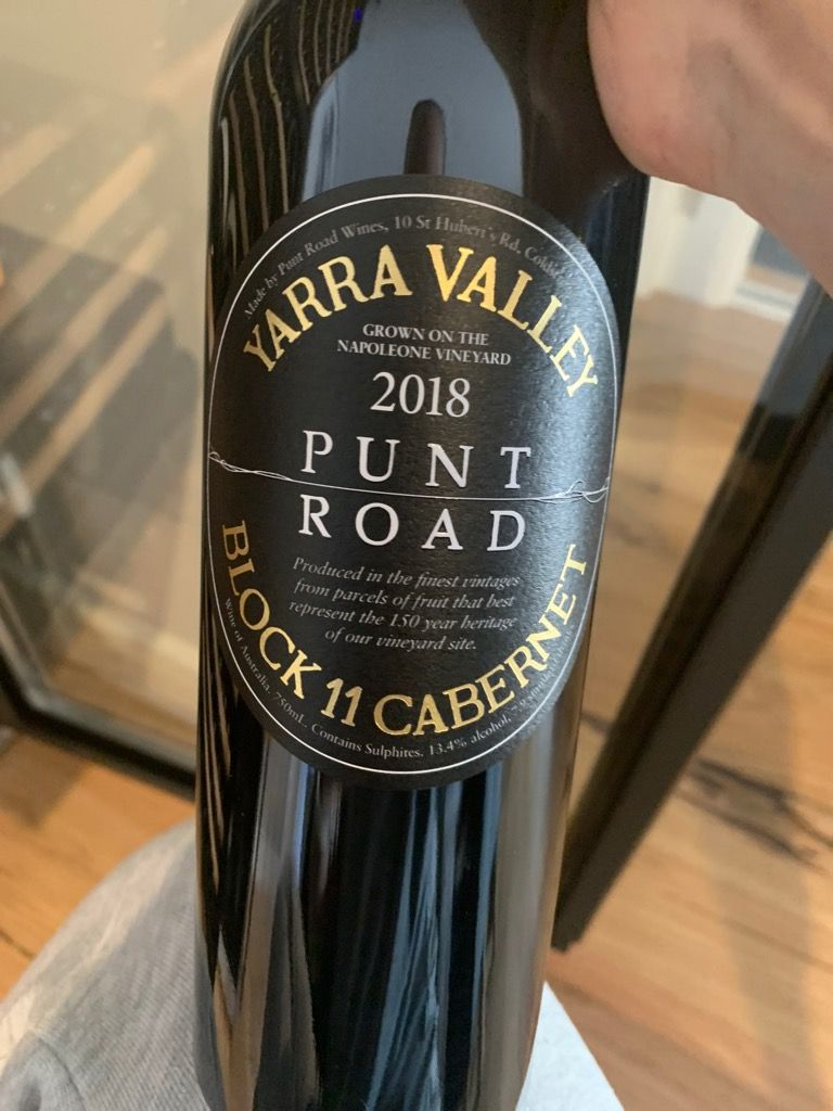 2018 Punt Road Cabernet Sauvignon Block 11 Napoleone Vineyard ...