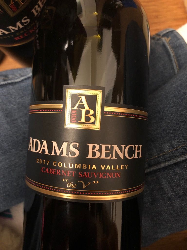 2017 Adams Bench Cabernet Sauvignon "the V", USA, Washington, Columbia ...
