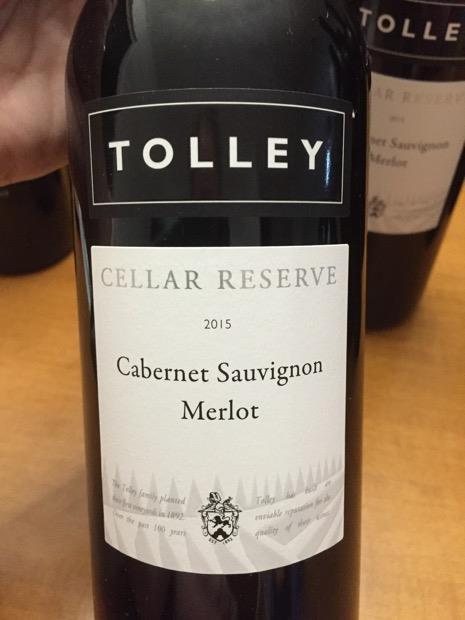 2015 Tolley Cabernet Sauvignon Merlot Cellar Reserve, Australia, South ...