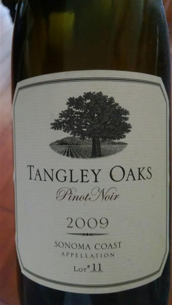 2010 Tangley Oaks Pinot Noir Lot #11, USA, California, Sonoma County ...