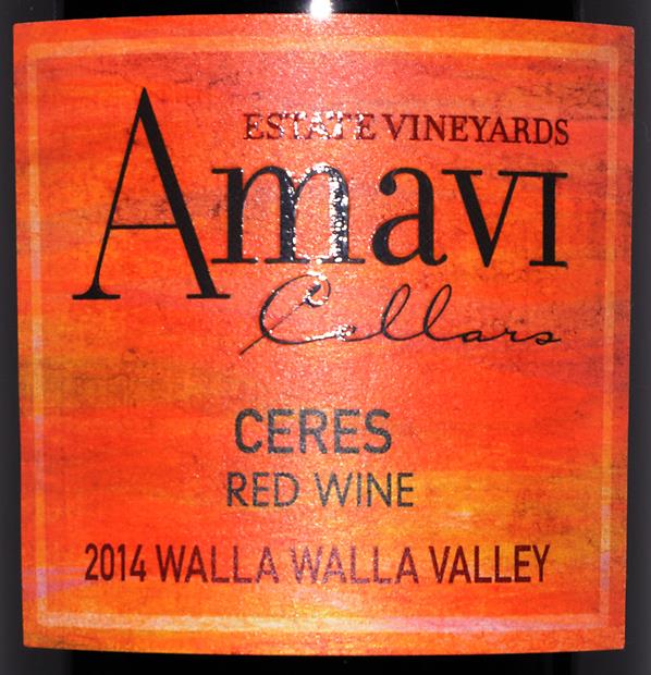 2014 Amavi Cellars Ceres, USA, Washington, Columbia Valley, Walla Walla ...