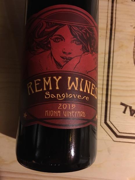 2021 Remy Wines Sangiovese, USA, Washington, Columbia Valley, Red ...