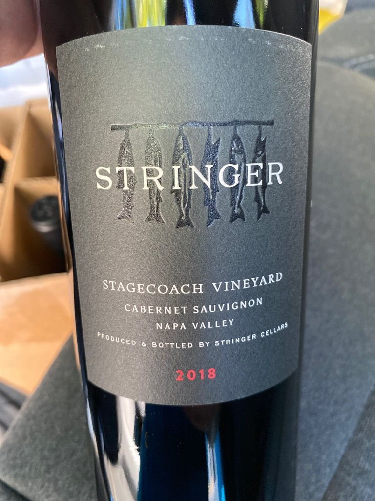 2019 Stringer Cellars Cabernet Sauvignon Stagecoach Red, USA, California, Napa Valley ...