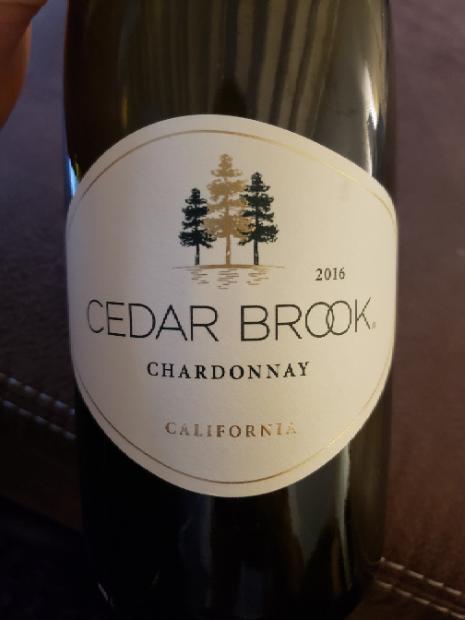 2017 Cedar Brook Chardonnay, USA, California, Napa Valley, Rutherford ...