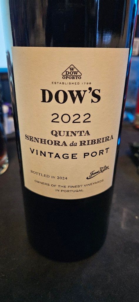 2022 Dow Porto Vintage Quinta da Senhora da Ribeira, Portugal, Douro, Porto - CellarTracker