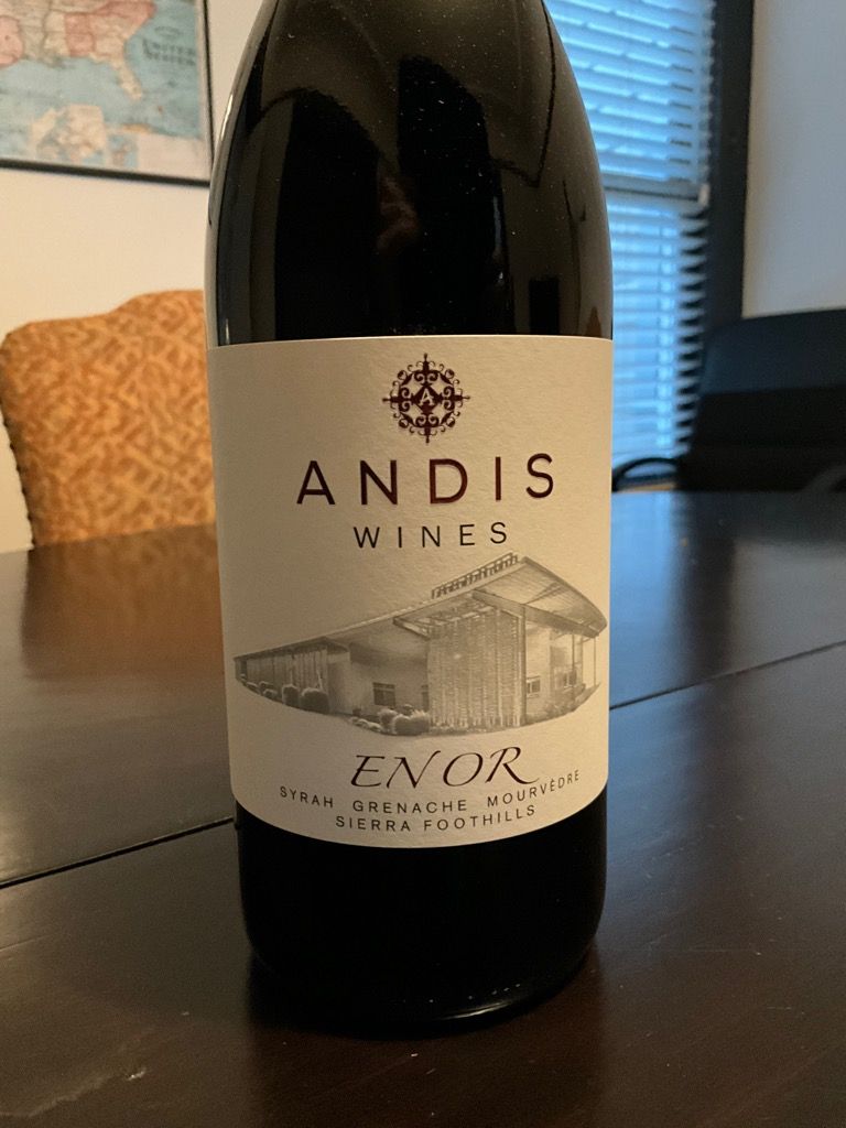 2020 Andis Wines ENOR, USA, California, Sierra Foothills - CellarTracker