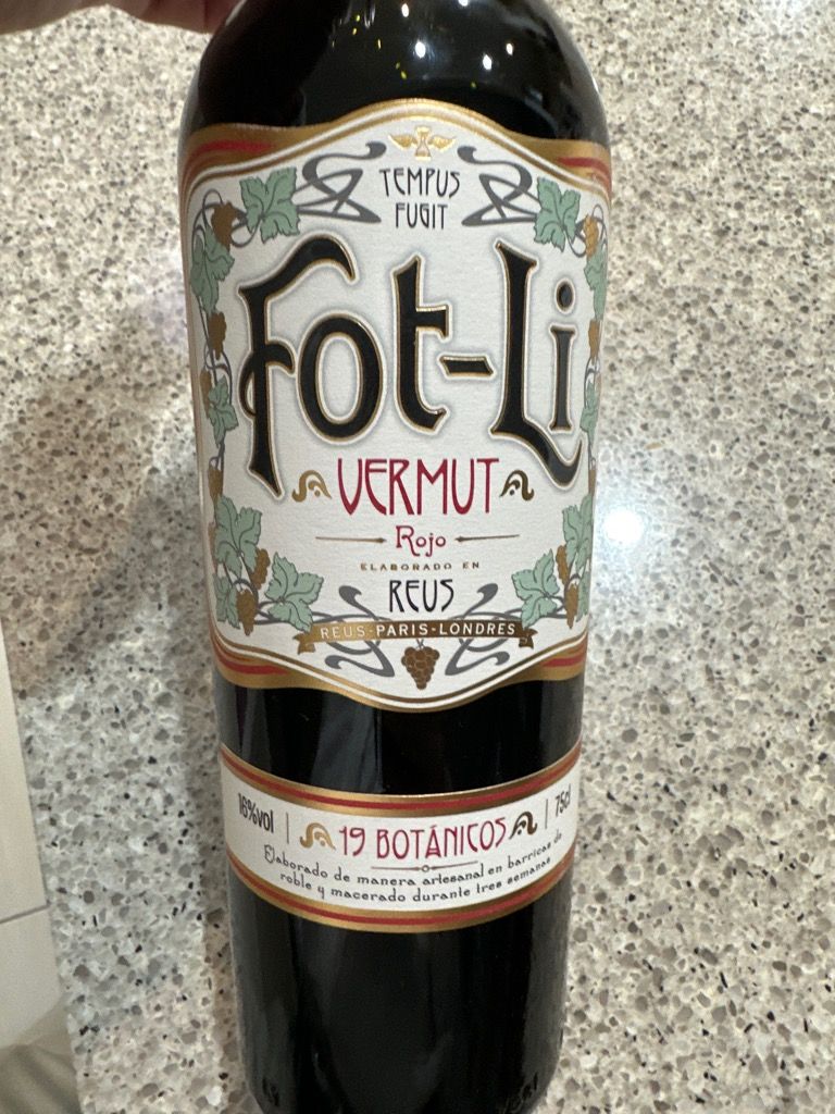 NV Fot-Li Vermut Rojo, Spain, Catalunya - CellarTracker