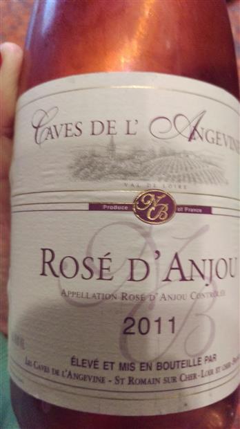 2011 Caves de l'Angevine Rosé d'Anjou, France, Loire Valley, Anjou ...
