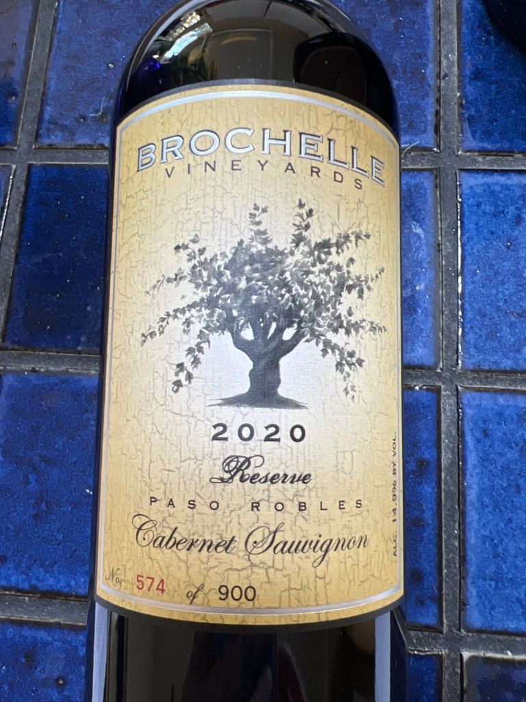 2020 Brochelle Vineyards Cabernet Sauvignon Reserve, USA, California ...