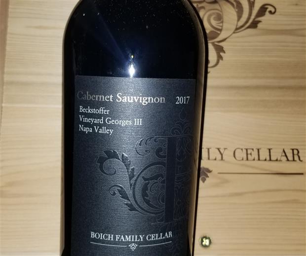 2017 Boich Family Cellar Cabernet Sauvignon Beckstoffer Georges III ...