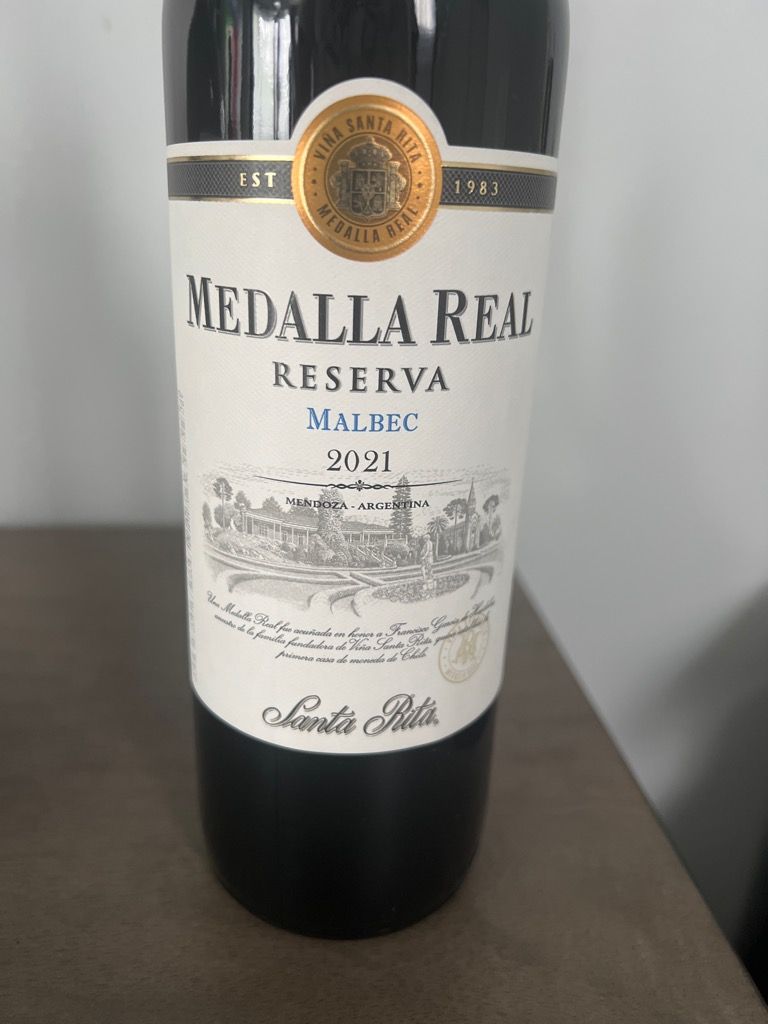 2021 Viña Santa Rita Malbec Reserva, Chile, Rapel Valley, Colchagua ...