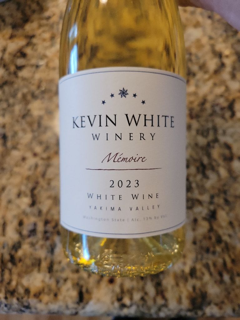 2023 Kevin White Winery Mémoire, USA, Washington, Columbia Valley ...
