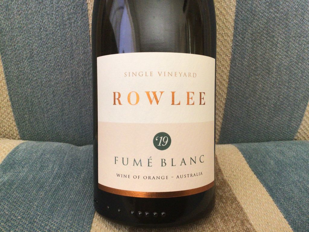 2019 Rowlee Wines Fumé Blanc, Australia, New South Wales, Central ...