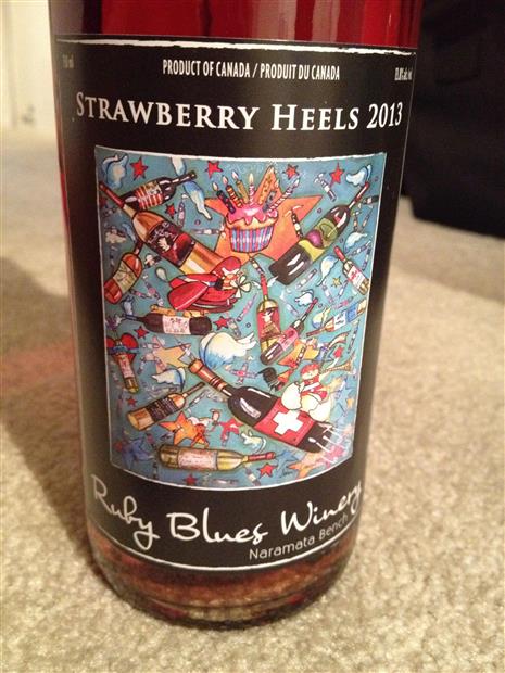 2014 Ruby Blues (Ruby Tuesday) Winery Strawberry Heels, Canada, British ...