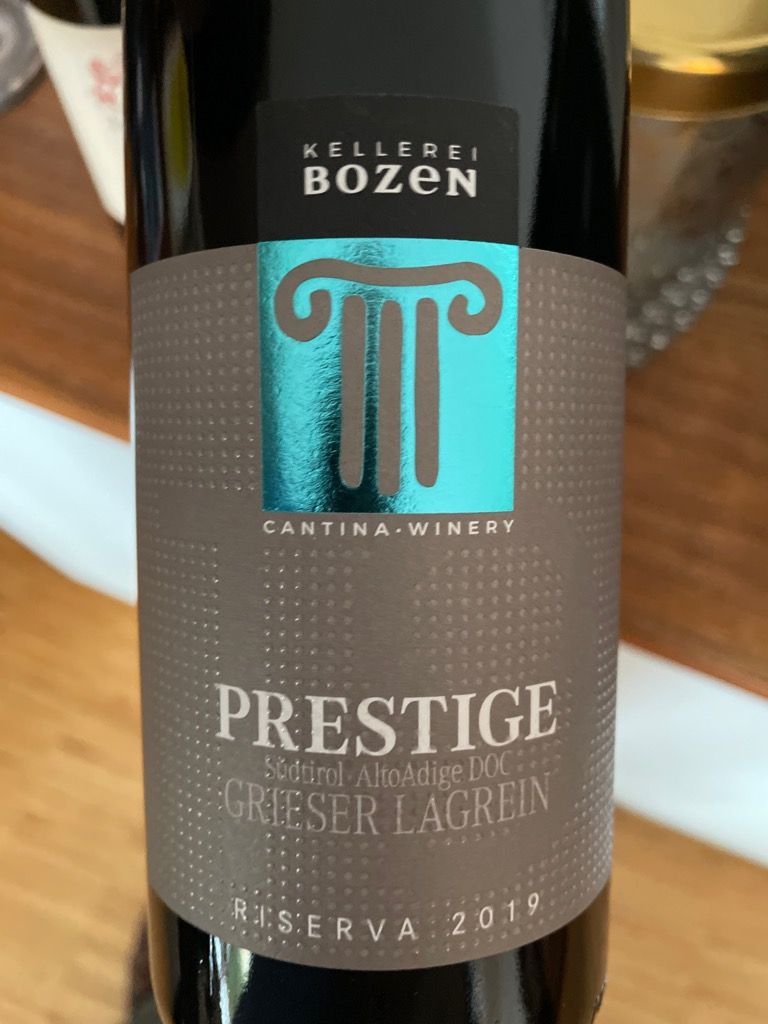 2019 Kellerei Bozen / Cantina Bolzano Lagrein Alto Adige - Südtirol Riserva Prestige, Italy ...