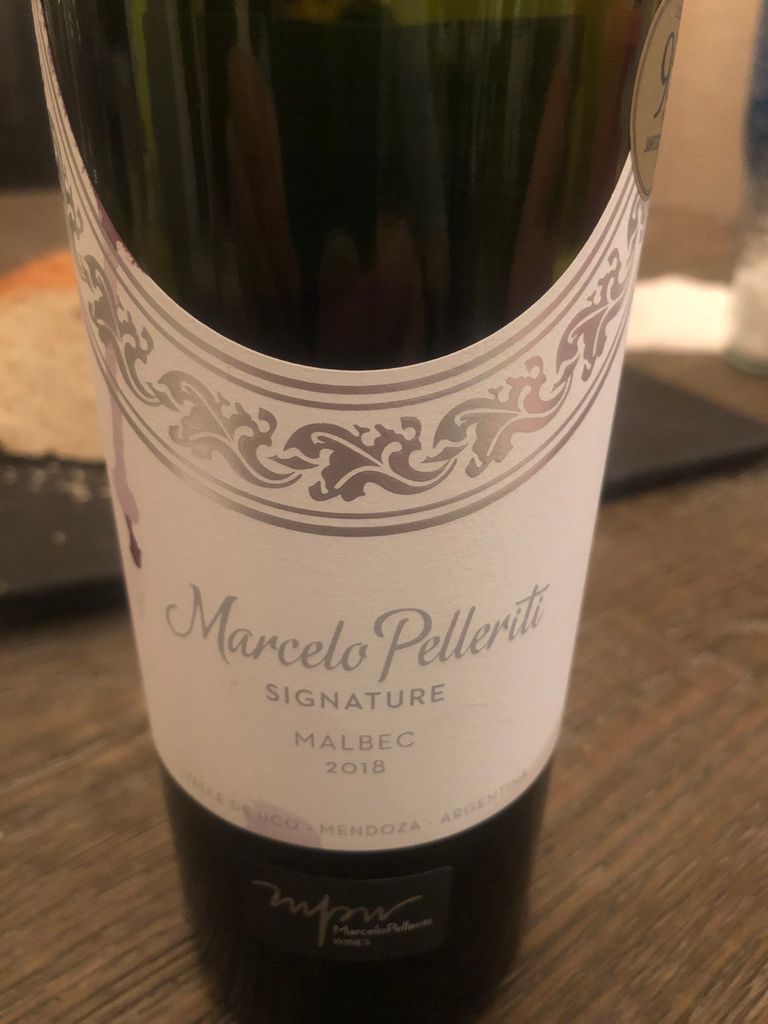 2018 Marcelo Pelleriti Malbec, Argentina, Mendoza, Valle de Uco ...