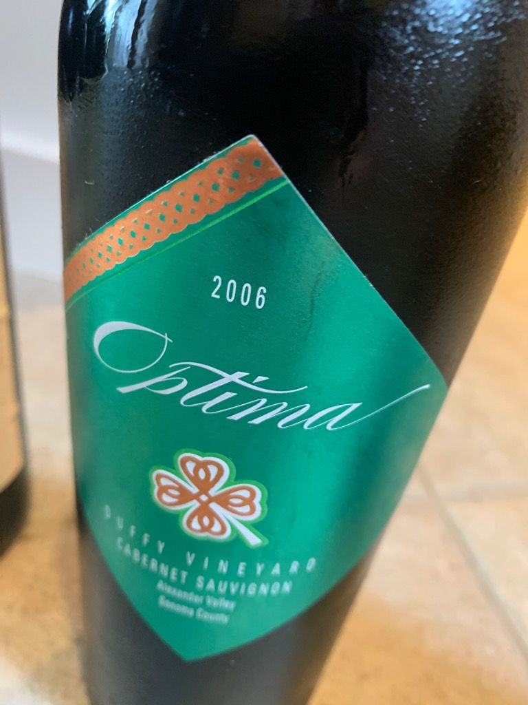 2006 Optima Cabernet Sauvignon Duffy Vineyard, USA, California, Sonoma ...