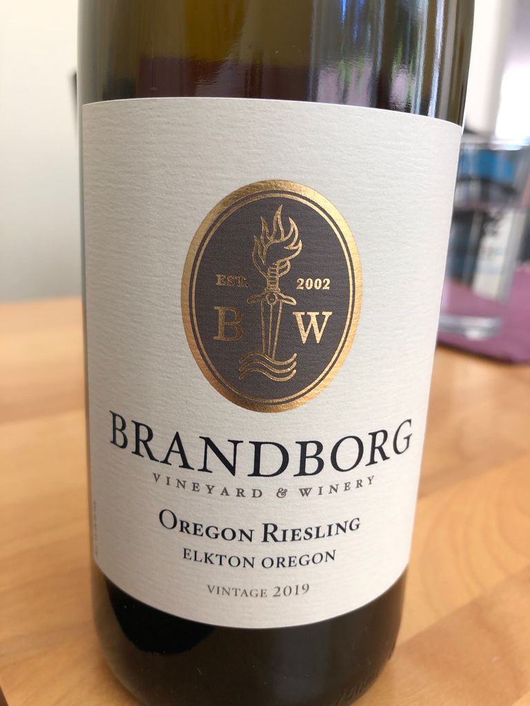 2019 Brandborg Riesling, USA, Oregon, Southern Oregon, Umpqua Valley ...