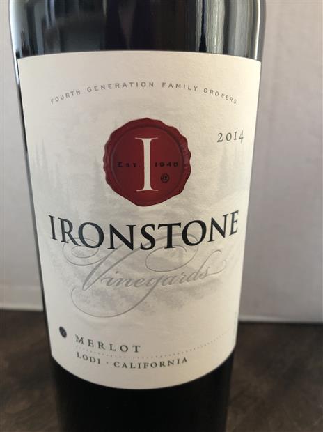 2014 Ironstone Vineyards Merlot Highland, USA, California - CellarTracker