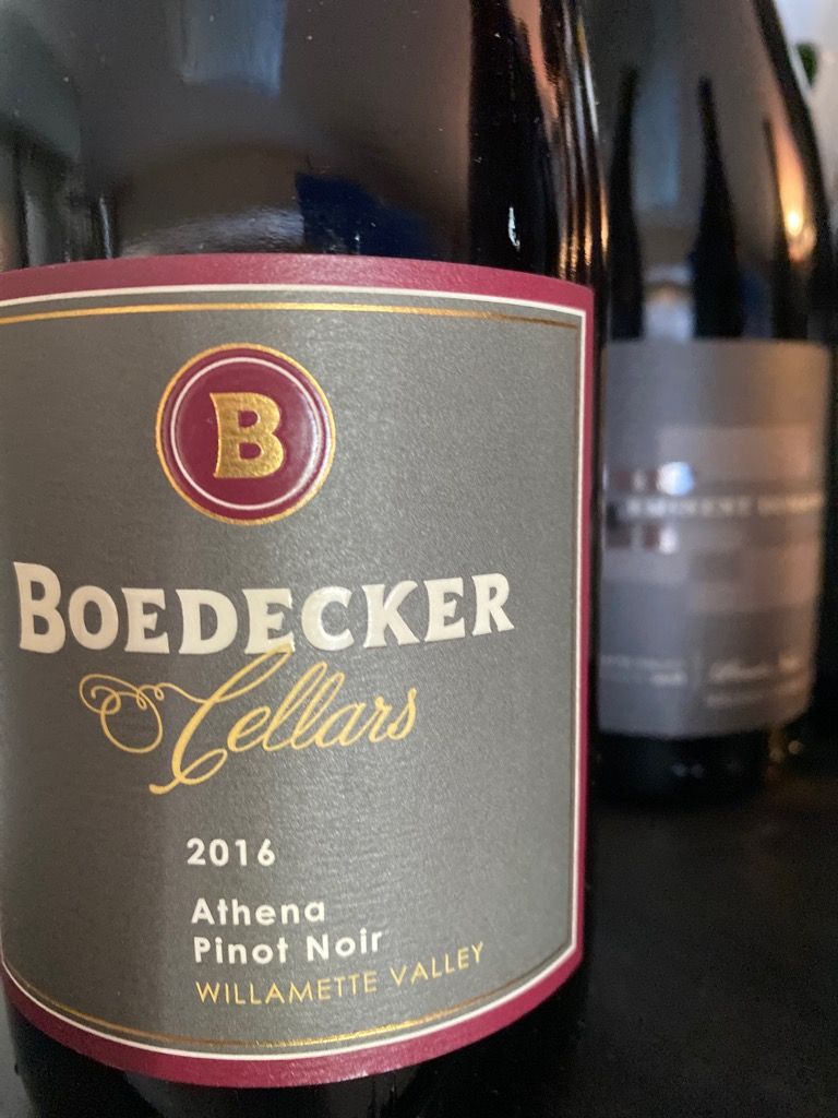 2016 Boedecker Cellars Pinot Noir Athena, USA, Oregon, Willamette ...