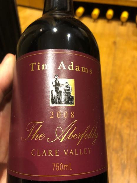 2008 Tim Adams Shiraz The Aberfeldy, Australia, South Australia, Mount ...