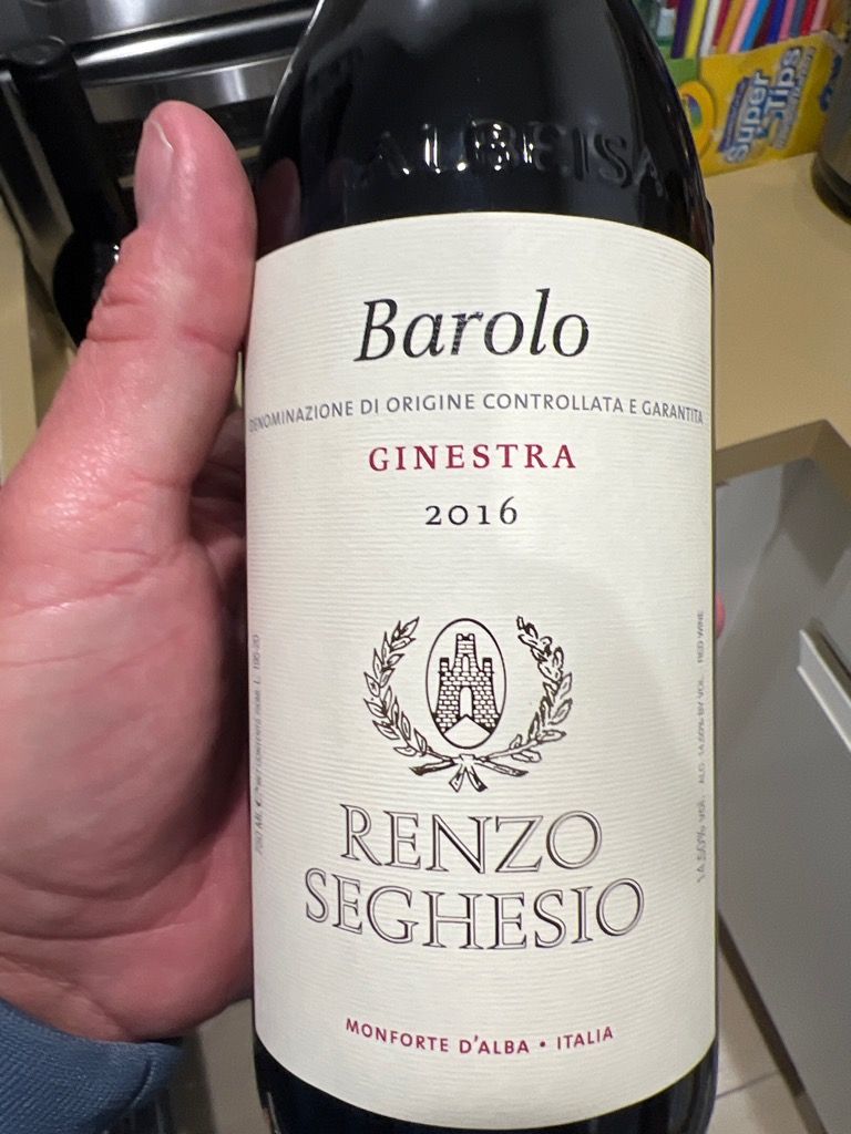 2016 Renzo Seghesio Barolo Ginestra, Italy, Piedmont, Langhe, Barolo ...